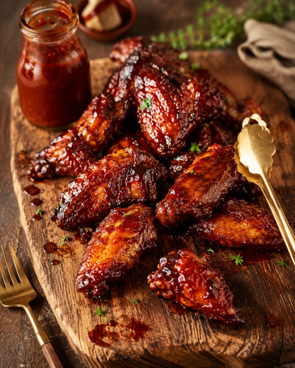 Sticky BBQ Chicken Wings – The Weeknight Table