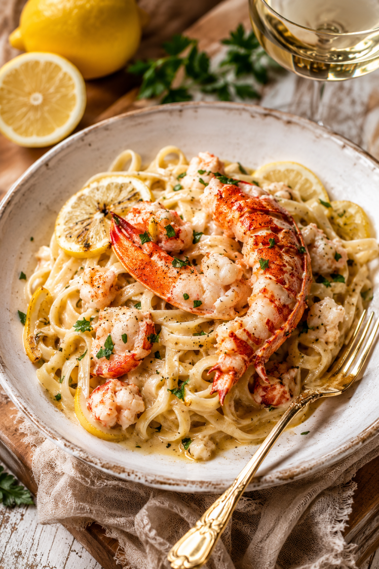 Lemony Lobster Scampi – The Weeknight Table